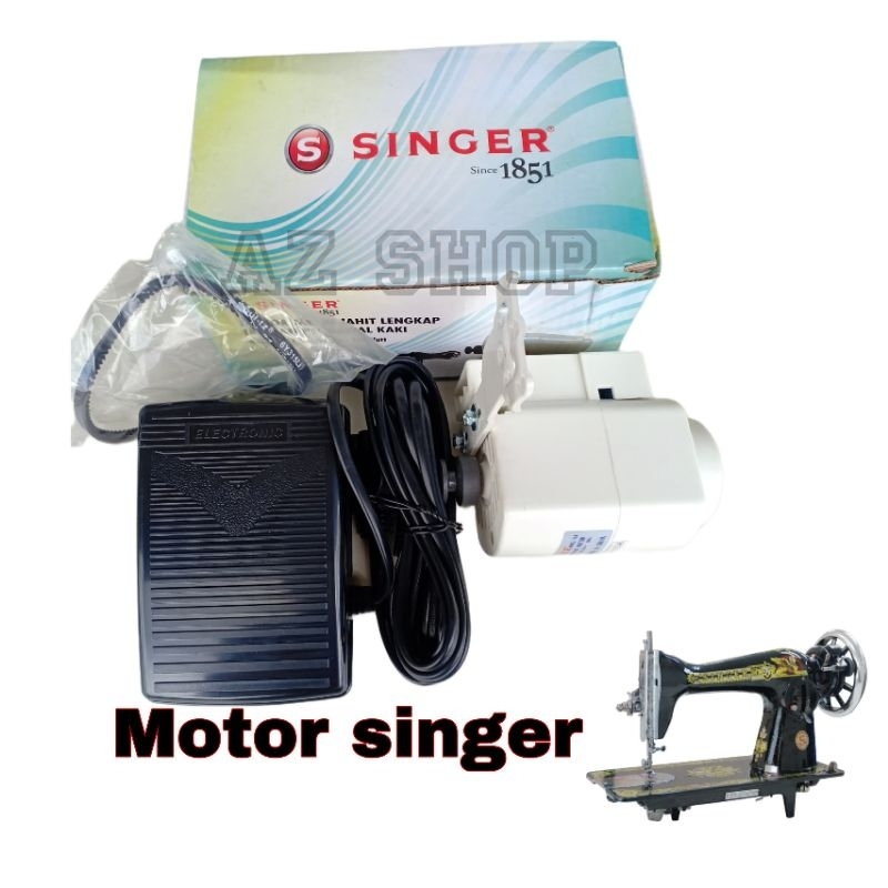 Original singer motor/ Motor mesin singer with foot controller | Shopee ...