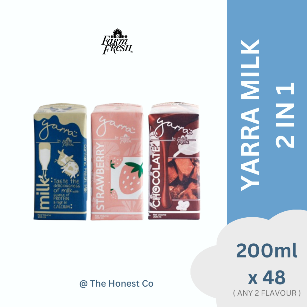 YARRA BY FARM FRESH 2 IN 1 COMBO UHT FRESH MILK + CHOCO/CHOCO ...