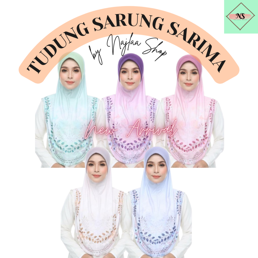 🌸NEW ARRIVAL🌸TUDUNG SARUNG SARIMA SIZE M | Shopee Malaysia