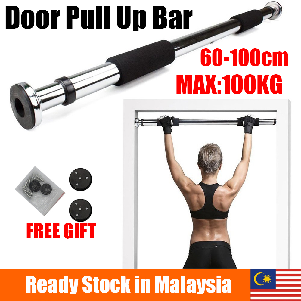🔥Ready Stock🔥Adjustable Pull Up Bar 100kg Gym Workout Chin Up Pull Up ...
