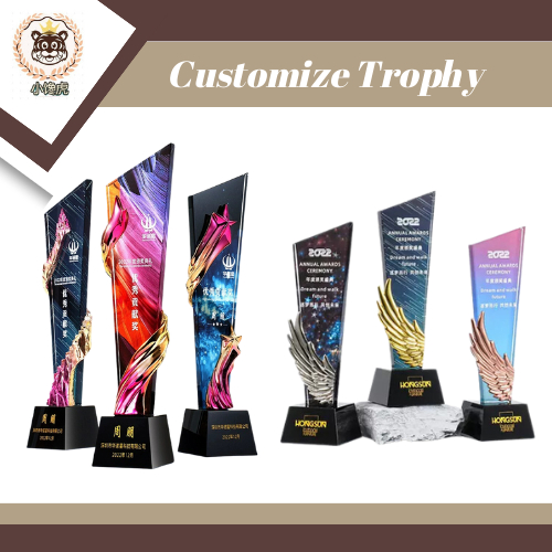 Crystal Trophies & Plaques customize/ corporate gift award trophy ...
