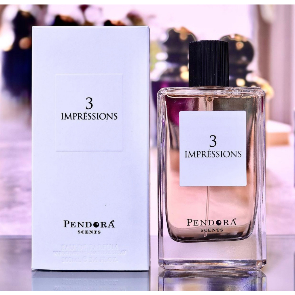 100% Original, 3 Impressions By Pendora Scents Eau de Parfum 100ml Edp ...