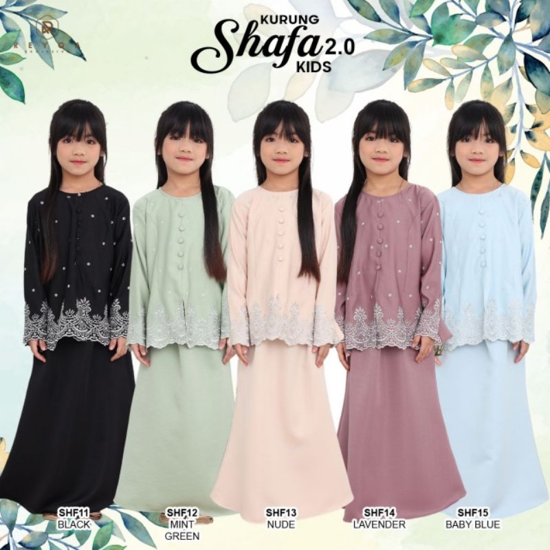 🔥[Goodbye Sale]🔥 Kurung Shafa 2.0 Kids | Shopee Malaysia
