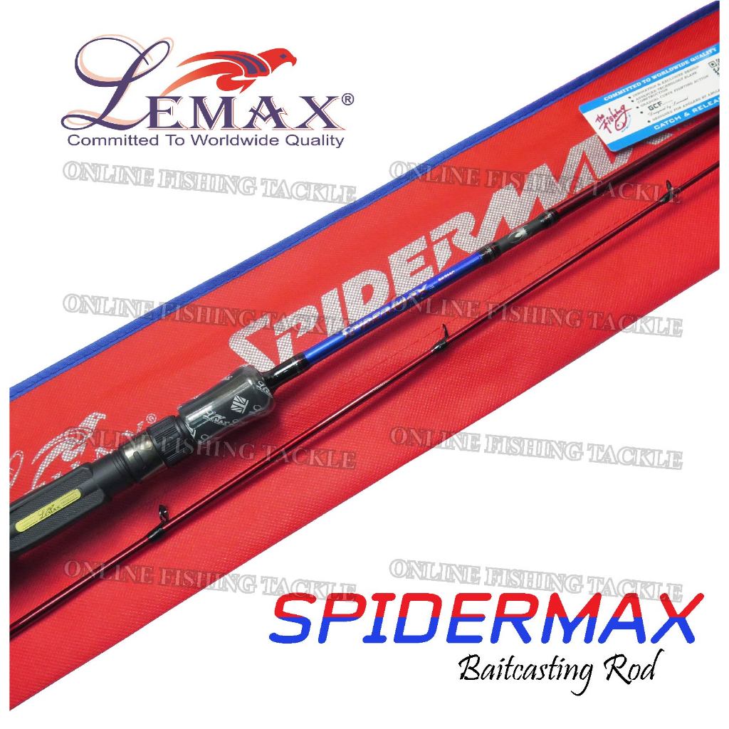 NEW LEMAX fishing rod SPIDERMAX SPM 562MC 602MC 612MC 622MC BAITCASTING ...