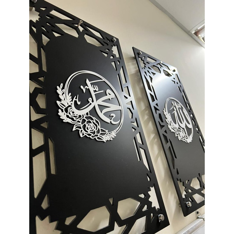 55x30cm PANEL HITAM PUTIH HIASAN DINDING RUMAH PEJABAT | Shopee Malaysia