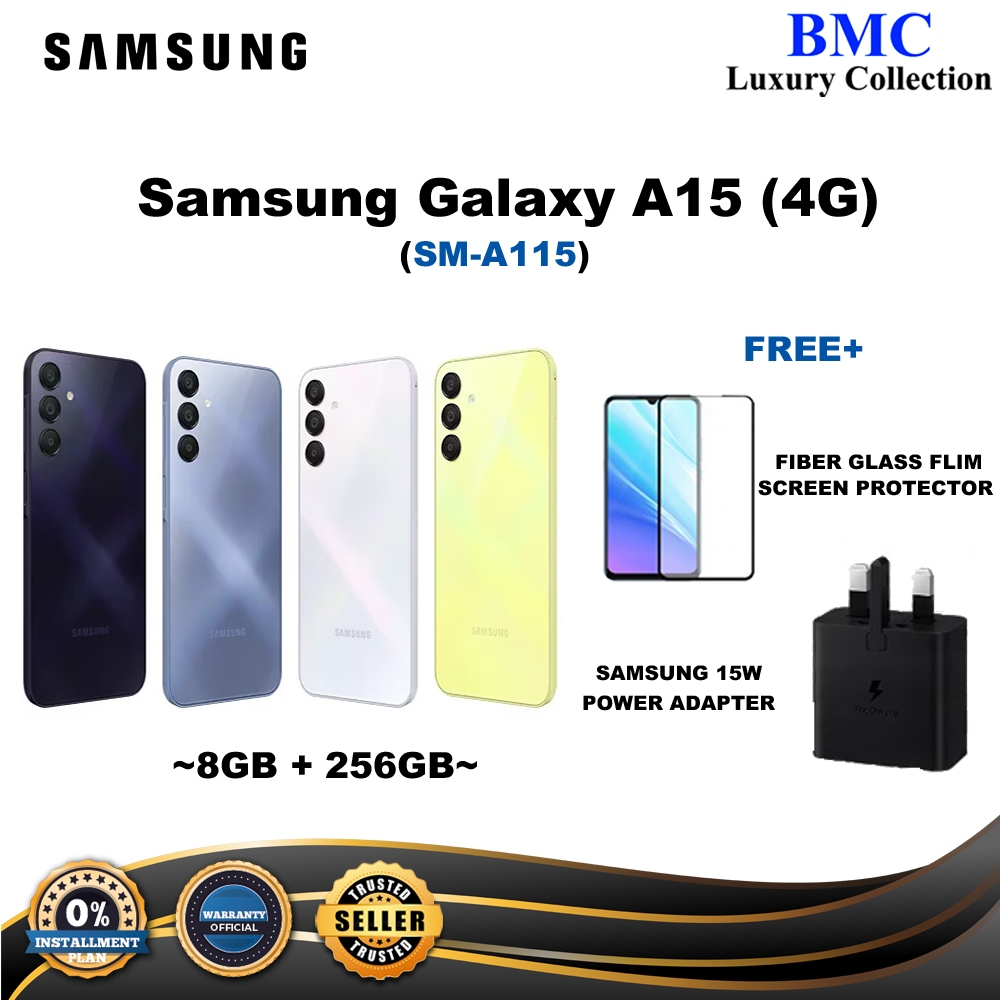 Samsung Galaxy A15 LTE ( SM-A155 ) ( 8GB + 256GB ) Package ( SAMSUNG ...