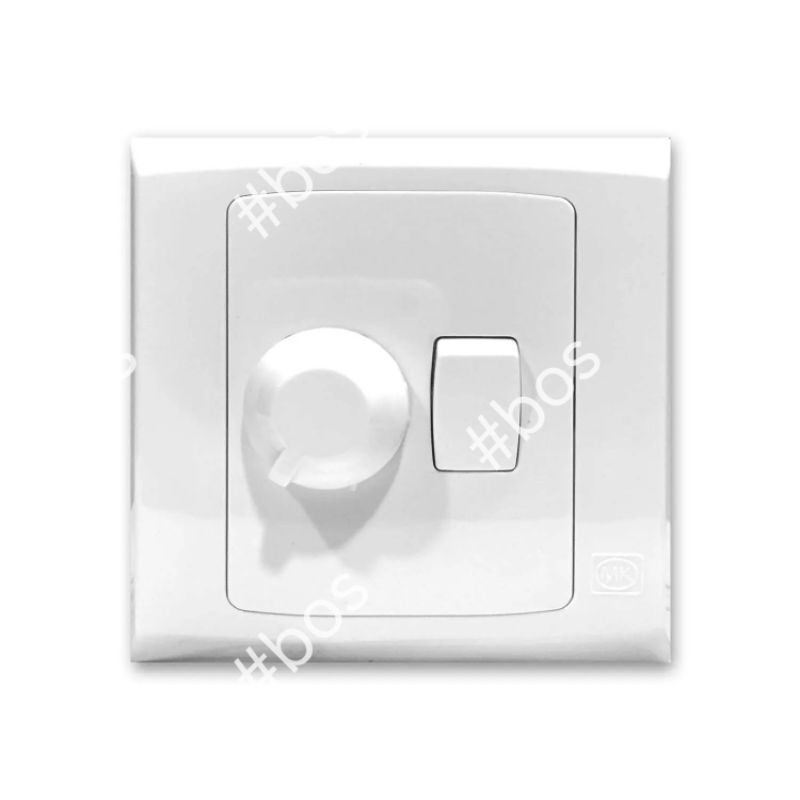 MK S8501 WHI 500W 1 Gang Dimmer with 2 Way Switch Module MK Dimmer ...