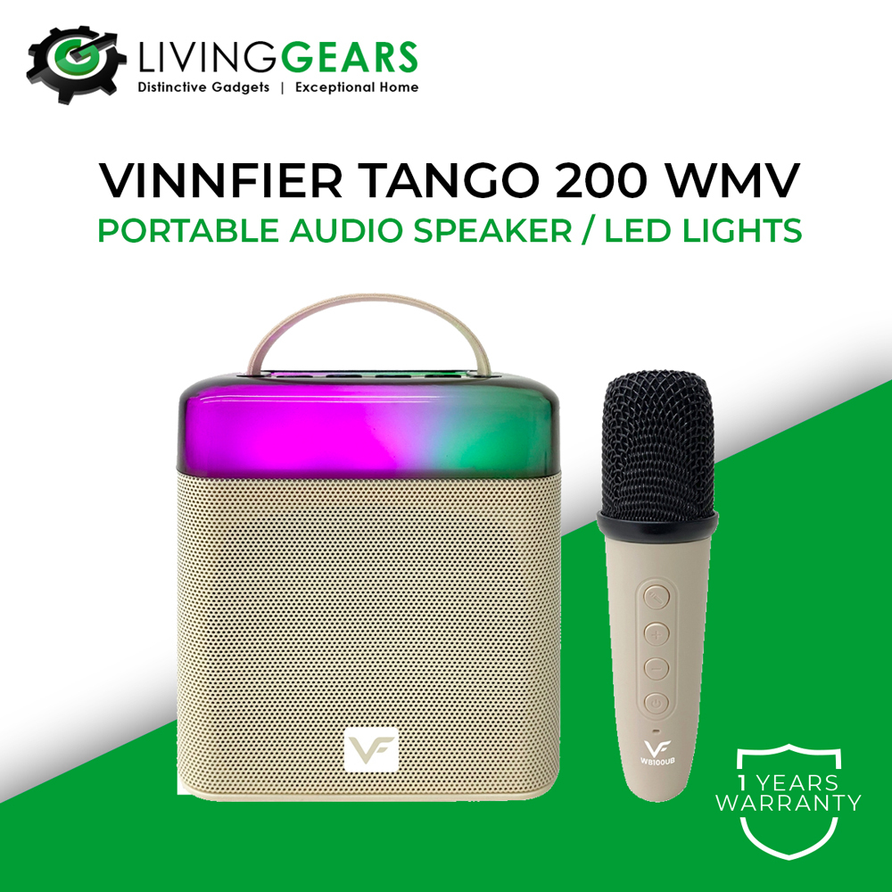 Vinnfier Tango 200 / Tango 100 / Tango202 Portable Bluetooth Speaker Mic | Shopee Malaysia