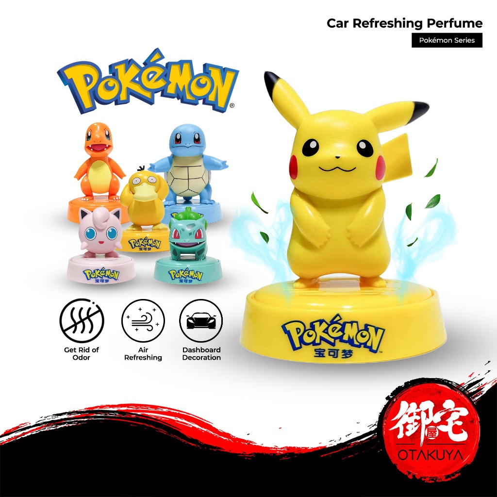 POKEMON First Generation Car Air Perfume Air Fresheners | Shopee Malaysia