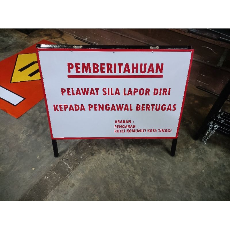 PAPAN TANDA PONDOK PENGAWAL SECURITY GUARD (LAPOR DIRI) | Shopee Malaysia