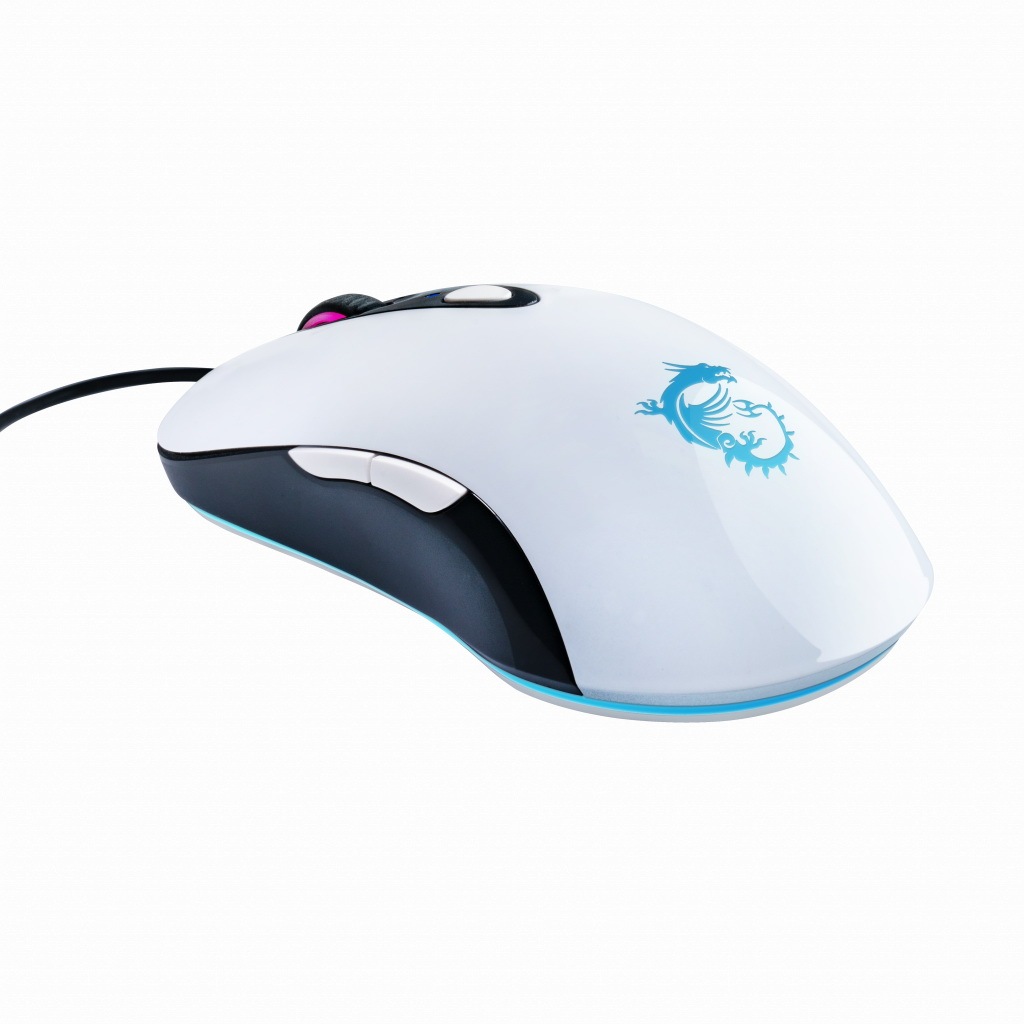 MSI Interceptor DS102 RGB V2 GAMING MOUSE (White / Black) | Shopee Malaysia