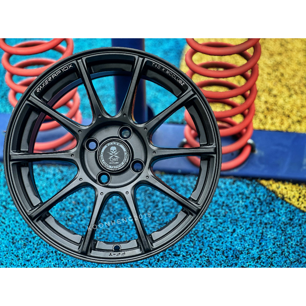 New Car Sport Rim RAXER Wheels RP10X 15x7.0 4x100 ET35 (FLOW FORMING) - READY STOCK | Shopee ...