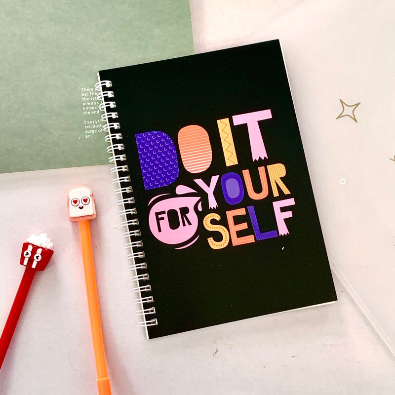 A5 Wire O Notebook thin journal diary notes Student Notebook Children ...