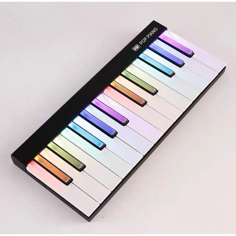 【APP LEARNING】POPIANO 24 Keys Rechargeable Smart Midi Keyboard | Shopee ...