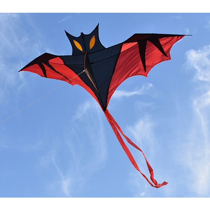 2.0m Large Red Vampire Bat Kite 2D Kite Mainan Layang Senang Terbang 风筝 ...