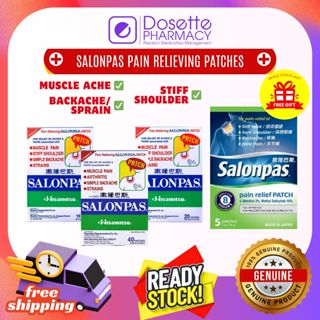 SALONPAS PAIN RELIEVING PATCH 10S / 20S / 40S / 5S (7 CM X 10CM BIGGER ...