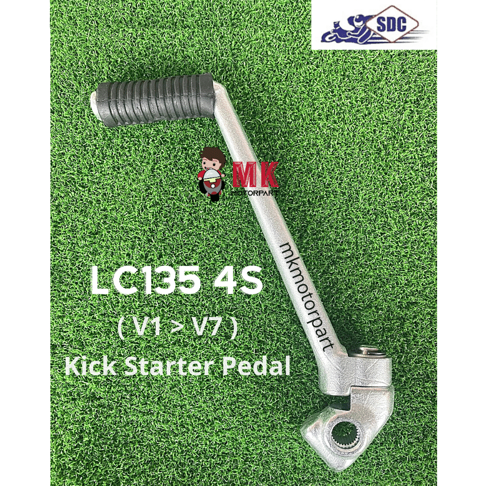 (SDC) Yamaha LC135 4 Speed LC 4s V1 > V7 Kick Starter ENGKO PEDAL With Rubber | Shopee Malaysia