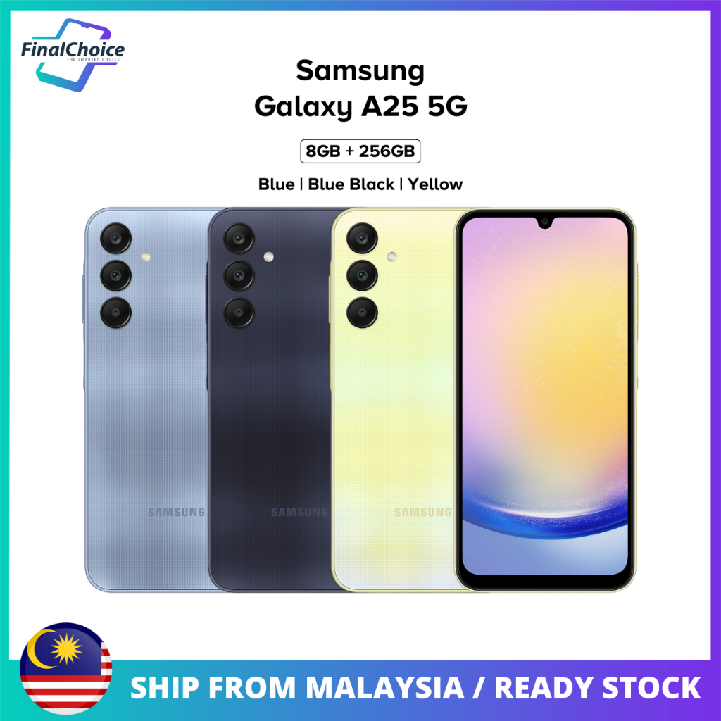 Samsung Galaxy A25 5G/A256E (8GB+256GB) Original Samsung Malaysia ...