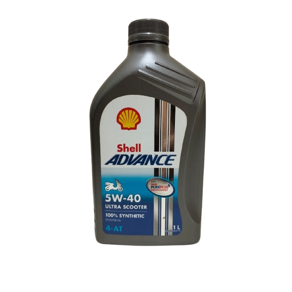 (STOCK CLEARANCE) SHELL ADVANCE ULTRA 5W-40 1L 100% SYNTHETIC SCOOTER ...