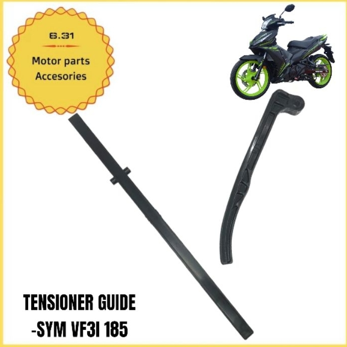 SYM VF3 VF3i TENSIONER CAM TIMING CHAIN GUIDE SET TANSIONER SET 14510 ...