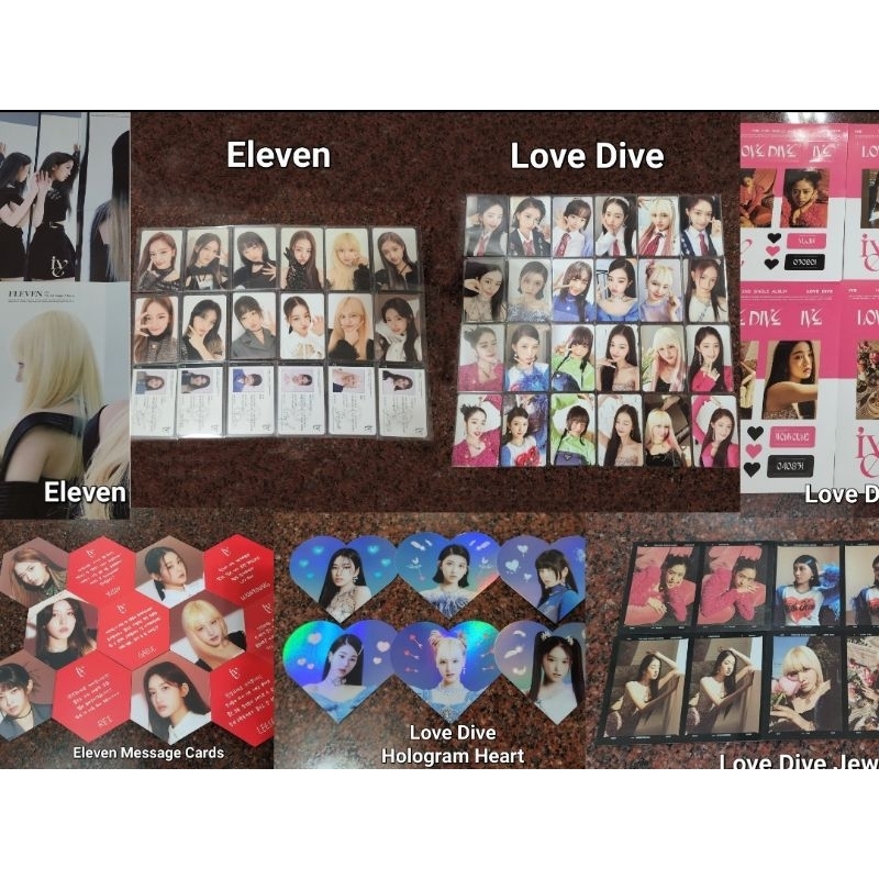IVE Debut ELEVEN LOVE DIVE Album Photocard PC Wonyoung Yujin Liz Rei Leeseo Gaeul | Shopee Malaysia