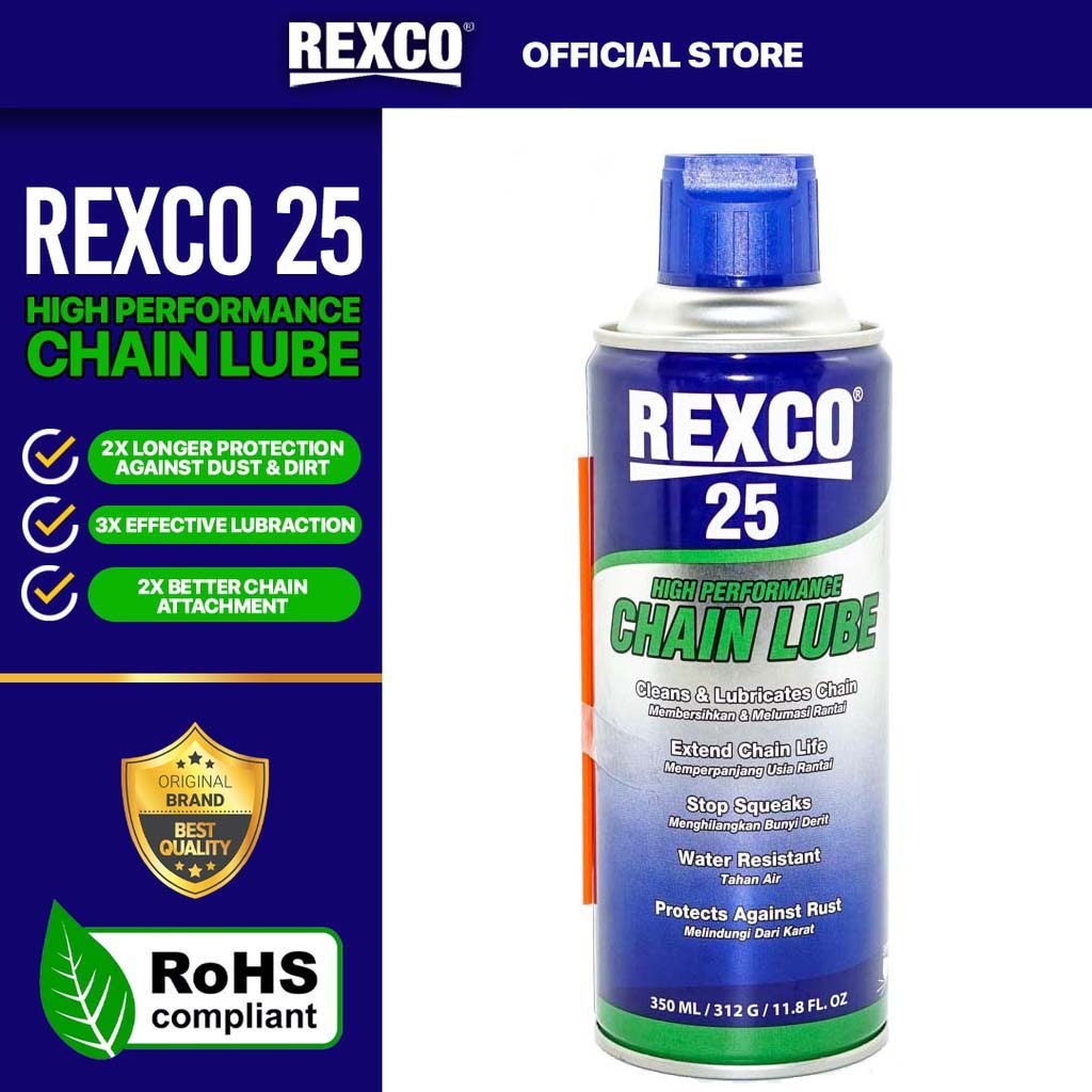 Rexco 25 Chain Lube Lubricant (120ml/350ml) | Shopee Malaysia