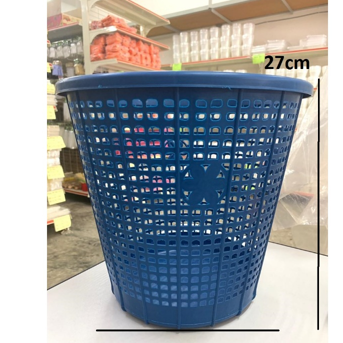 (CLEARANCE)WASTE PAPER BASKETBIG/SMALL SIZE BIN/OFFICE PLASTIC DUSTBIN ...