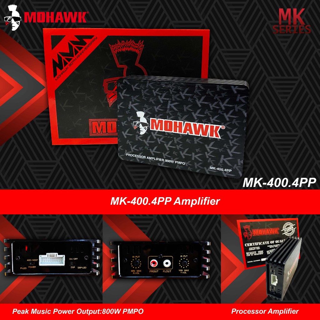 Mohawk MK-400.4PP Amplifier | Shopee Malaysia