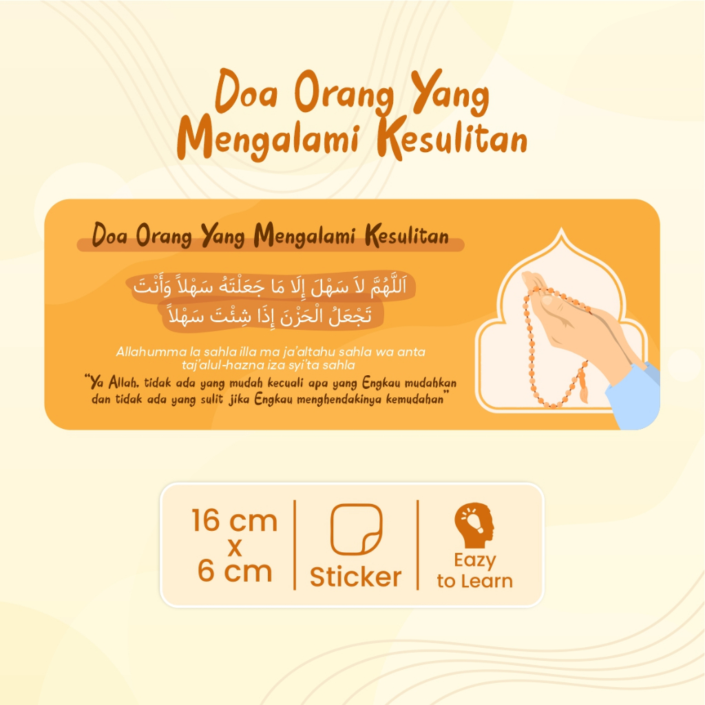 60 Pilihan Doa Harian Sticker Colourful Bookmarks With Free Gift ...