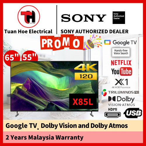 SONY KD-65X85L KD-55X85L 65 inch 55 inch 4K 120Hz Google TV [2023 MODEL] | Shopee Malaysia