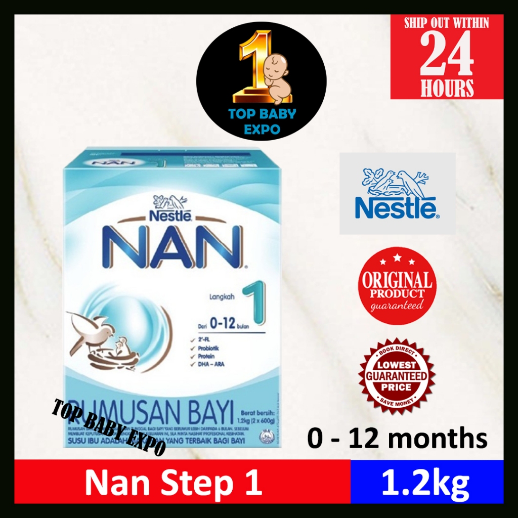 Nestle Nan Step 1 (2'-FL) (1.2kg) Exp: 04/2026 (Newest Stock) | Shopee ...