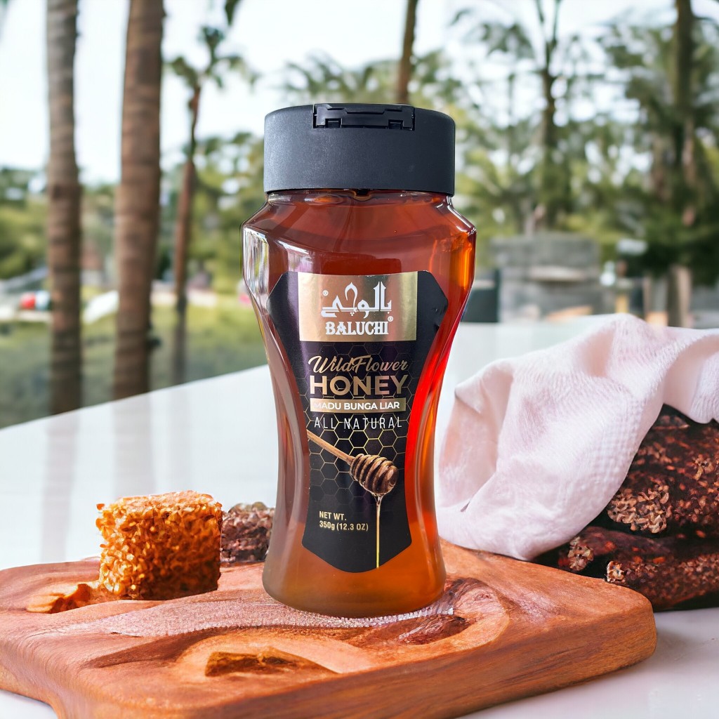 BALUCHI MADU BUNGA LIAR-WILDFLOWER HONEY 350G | Shopee Malaysia