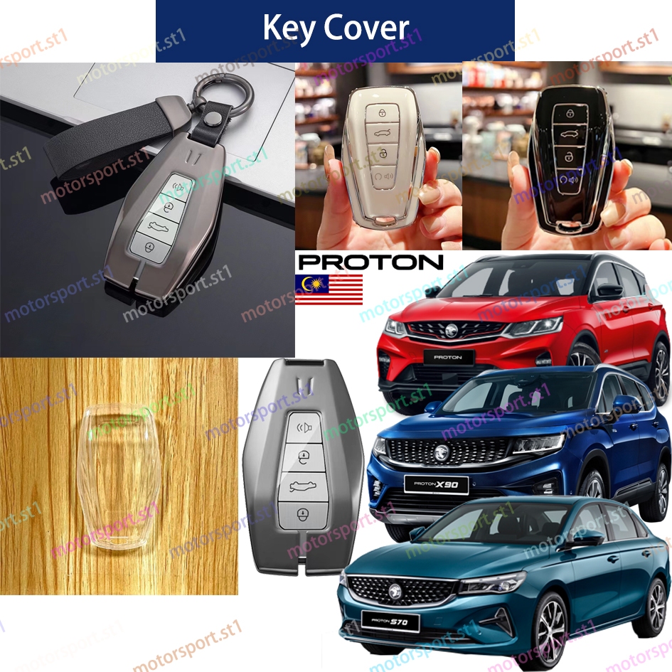 [READY STOCK]Proton S70 X90 X50 Key Cover Protect Metal Cover Key Chain ...