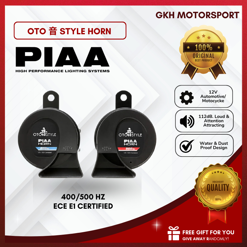 （SPEACIAL FREE GIFT）PIAA OTO Style Horn 400Hz/500Hz HO-14 ORIGINAL | Shopee Malaysia