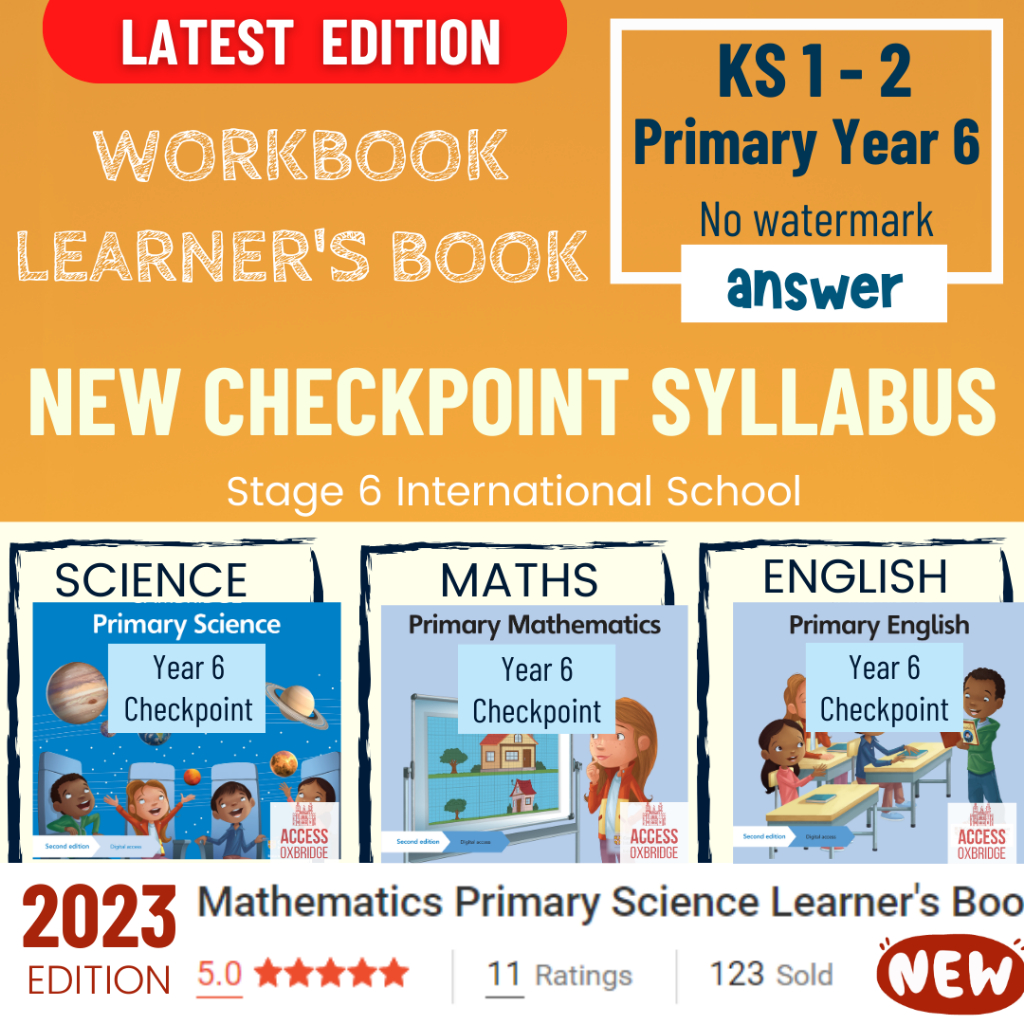 HARDCOPY📒P7 Latest Year 6 Cambridge Primary Science Workbook Answer ...