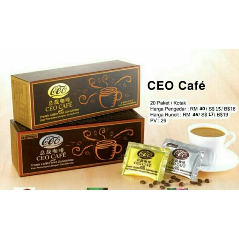 ceo cafe coffee 2in1 untuk kesihatan | Shopee Malaysia
