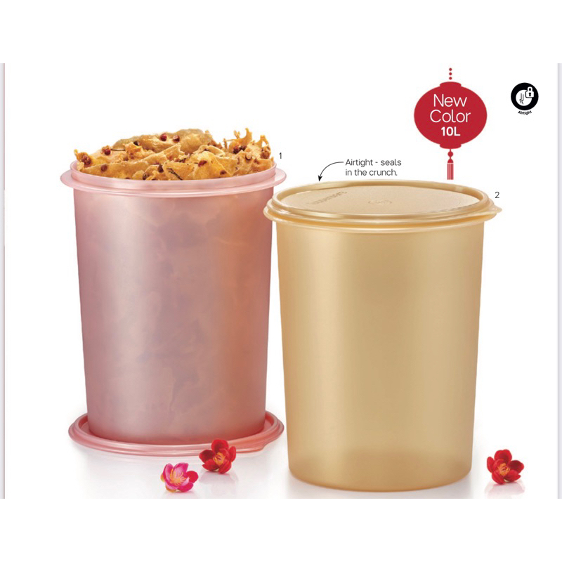 Tupperware Tall Canister 10L 1pcs | Shopee Malaysia