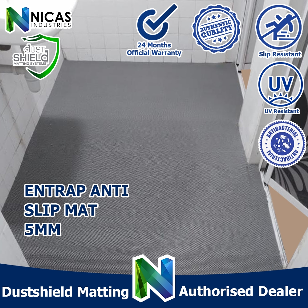 Entrap Anti Slippery Mat 5MM | Toilet Mat | Slip Resistant Mat | Pvc ...