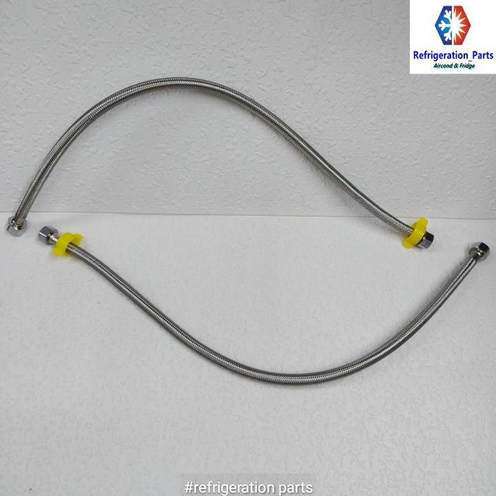 CZ 2pcs Jenis skru ikat paip air fleksibel pasang water heater 不锈钢柔性水管 ...