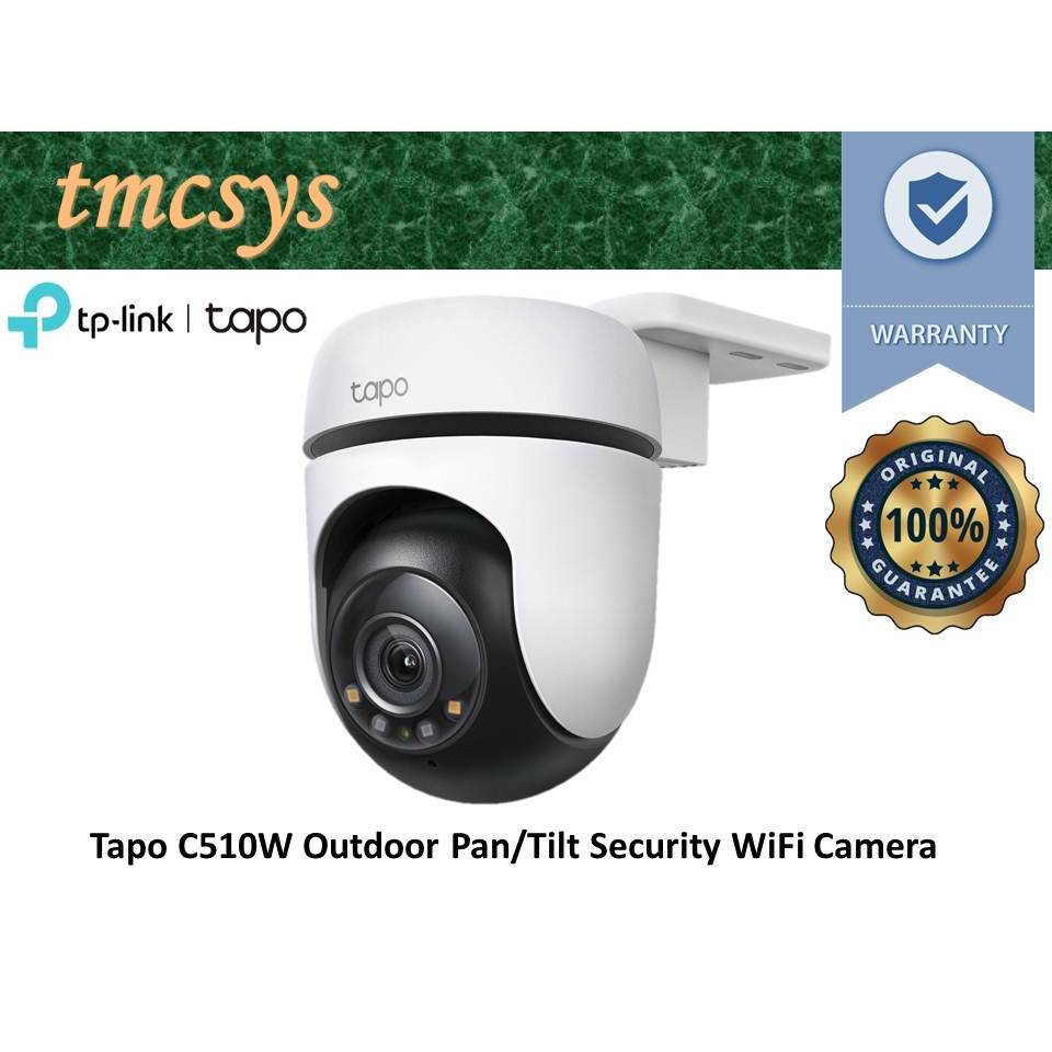 TP-Link Tapo C510W 2K Outdoor Pan Tilt 360° Wireless Security WiFi CCTV IP Camera | Shopee Malaysia
