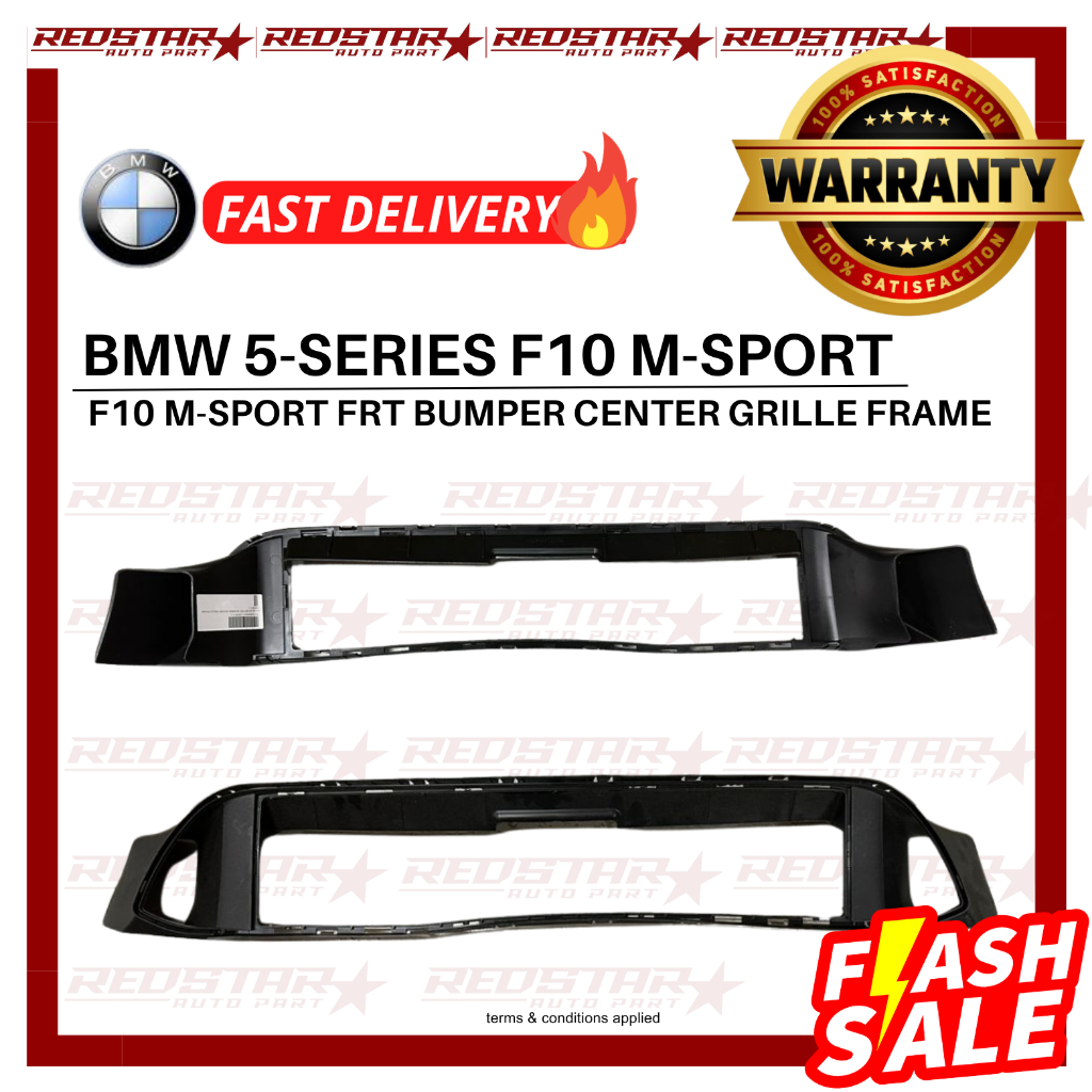 BMW F10 M-SPORT FRONT BUMPER LOWER CENTER GRILLE FRAME | Shopee Malaysia