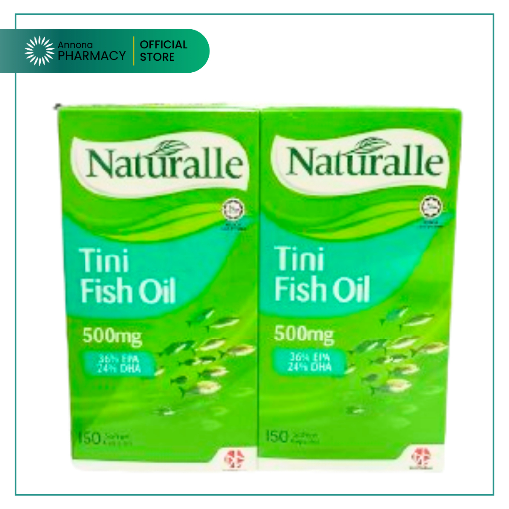 NATURALLE Tini Fish Oil 500mg (Twin Pack) | Shopee Malaysia