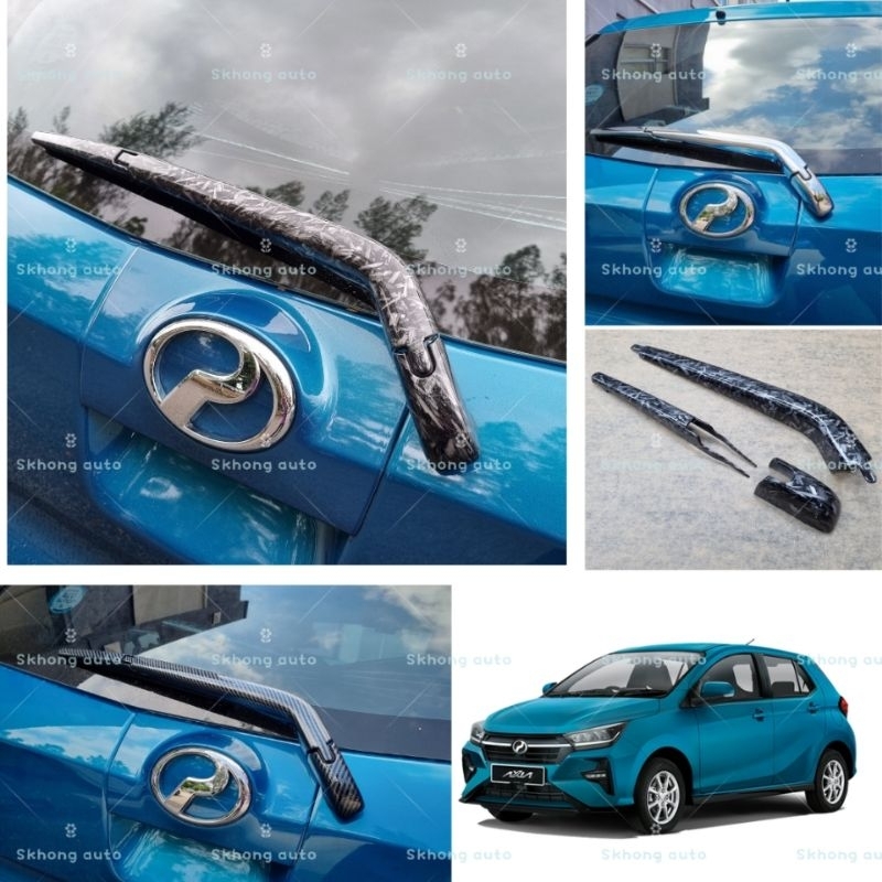 perodua axia 2023-2025 car rear wiper frame cover garnish accessories ...