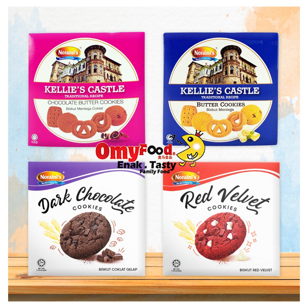 80g Noraini's Kellie's Castle Cookies [Original / Chocolate / Dark ...