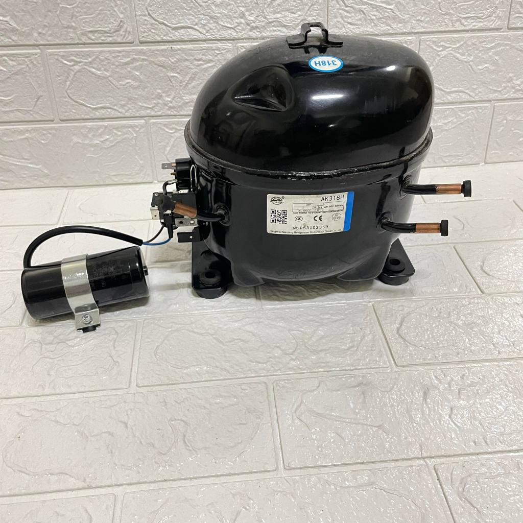 refrigerator compressor motor gas r134a r600a for fridge freezer chiller cooling part 1/6hp 1 ...