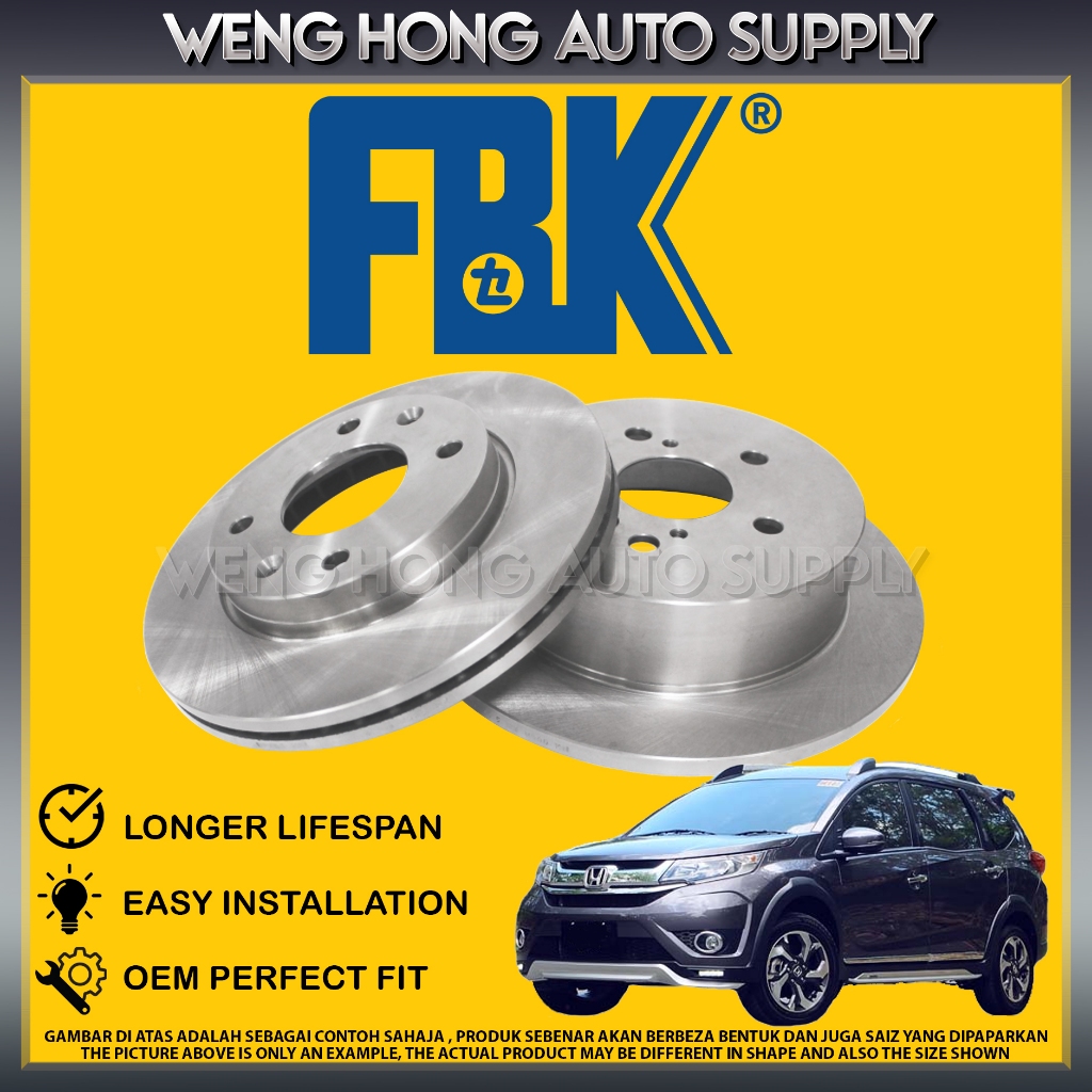 [ FBK ] Honda Brv DG1 DG2 Front Brake Disc Rotor Original 2017-2022 ...