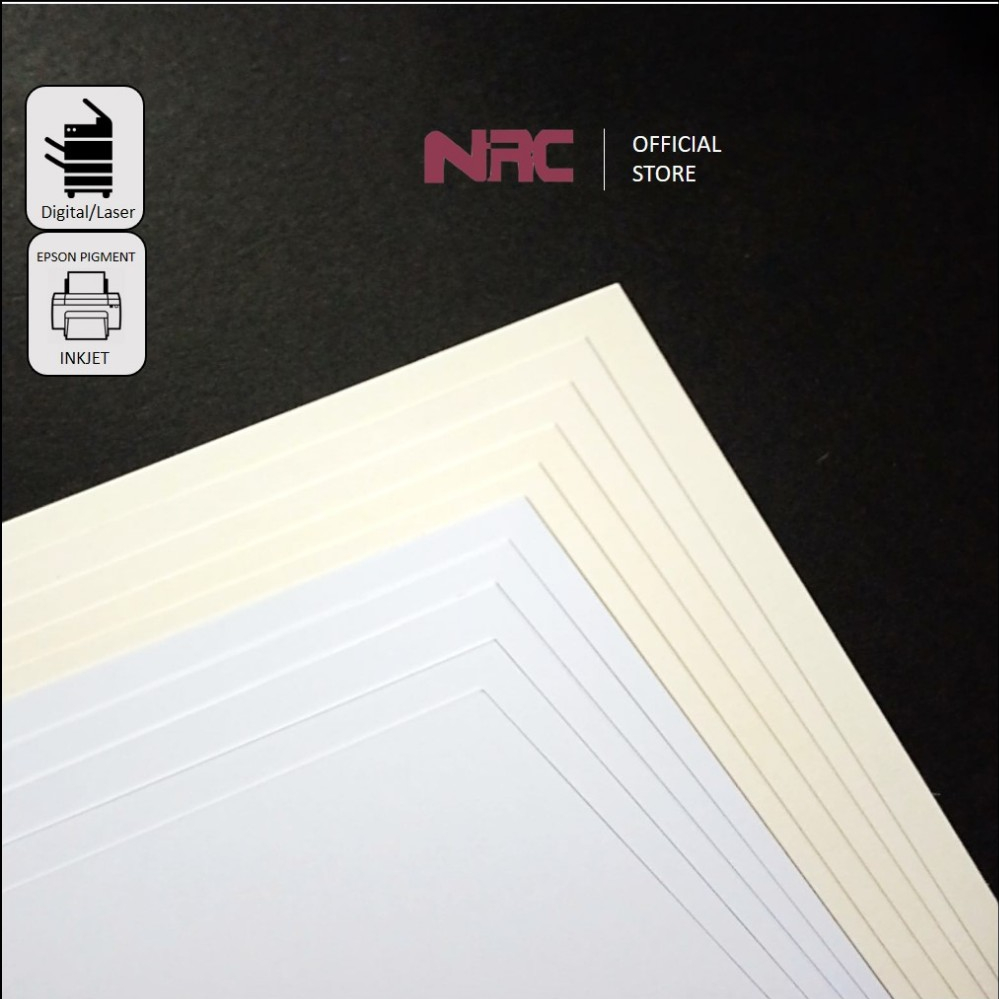 NERICO Premium White Ivory Card / Matte Art Card - A6 / B5 / A4 / A3 ...