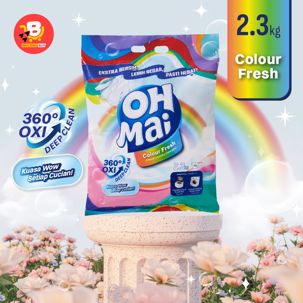 OH MAI Laundry Powder Detergent - Colour Fresh (2.3kg) | Shopee Malaysia