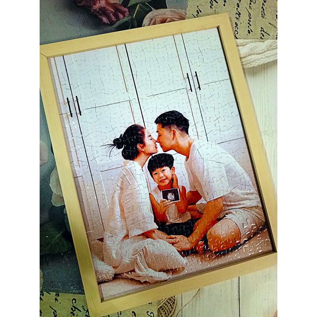300pcs Gambar A3 Puzzle 43.cmTinggi x 33.5cmLebar Custom Puzzle Photo ...