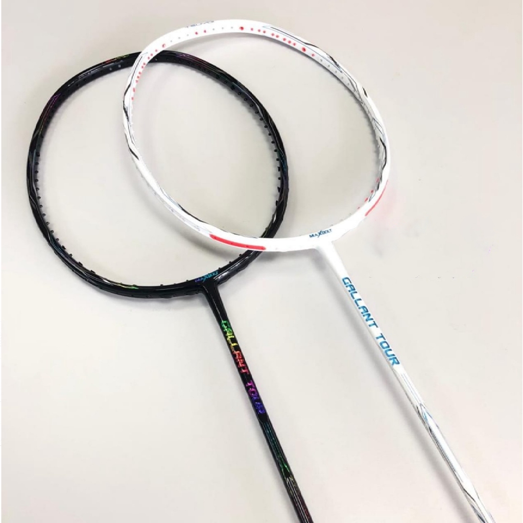 maxbolt badminton racket Gallant Tour white/Gallent tour black (100% ...
